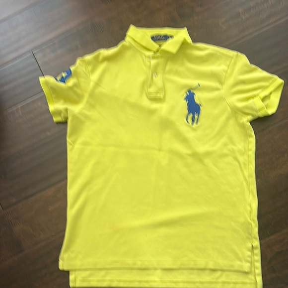 Polo Ralph Lauren | Shirts | Polo By Ralph Lauren Yellow And Blue Polo ...